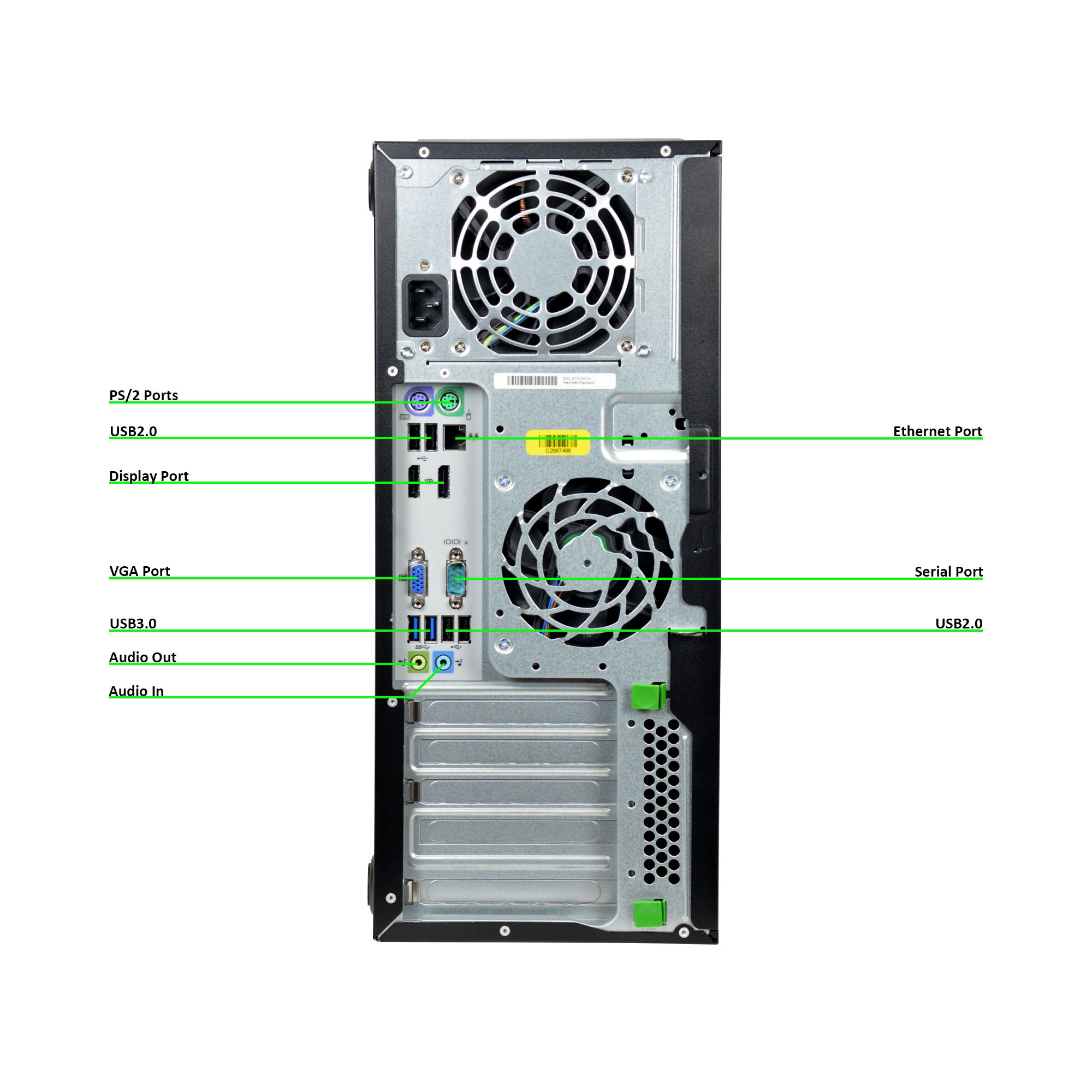 HP 800 G1-Tower, Core i7-4770 3.4GHz, 16GB RAM, 2TB Hard Drive, DVDRW, Windows 10 Pro 64bit (Renewed)