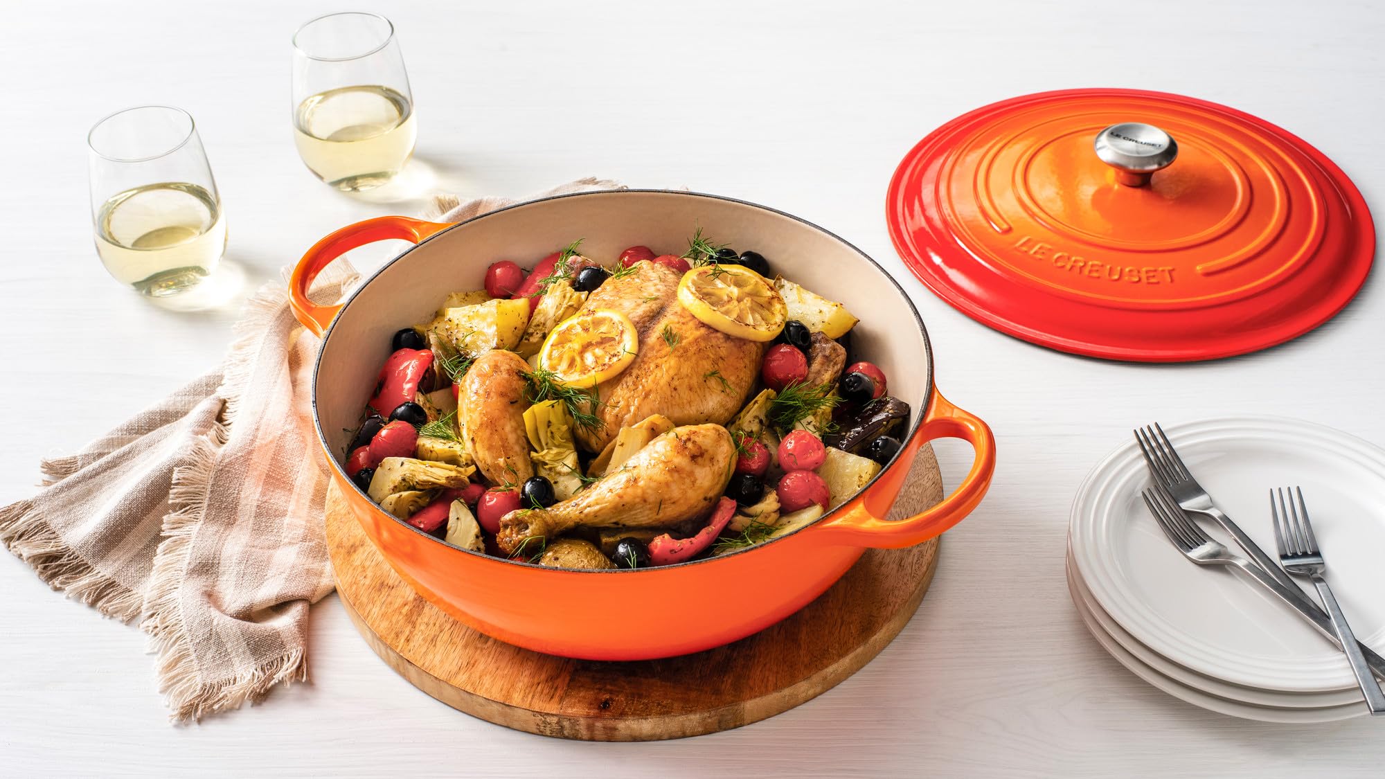 Le Creuset Enameled Cast Iron Signature Chef's Oven, 7.5 qt., Deep Teal