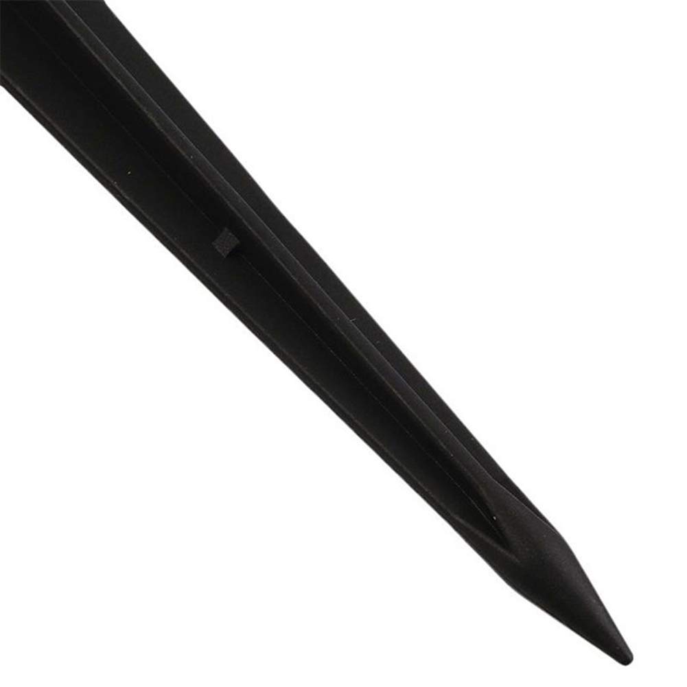 360 Degree Water Flow Irrigation Drippers, 10pcs 8 Holes Adjustable Micro Flow Drip Stakes Emitter; Dripping Barbed Connector for Vegetable Garden/Flower Bed/Herbs Garden Black