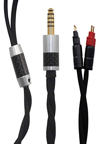 KK Cable H-PW WM1A/1Z, NW-ZX300A, PHA-2A 4.4MM Male Balanced for HD580, HD600, HD650 etc. Headphones Replacement Cable, Audio Upgrade Cable. (1.5M/4.9ft)