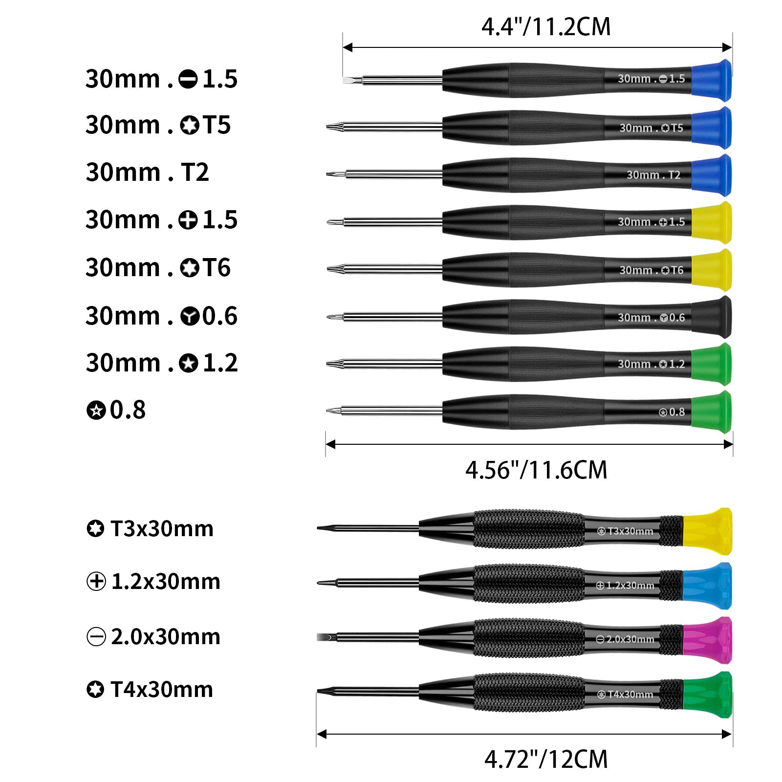 29Pcs Precision Screwdriver Set, Cellphone Repair Tools Kit For Fix Phone/Android,Iphone, Tablet, Computer, Pc, Watch, Ps4 And Replace Screen Battery Camera Small Electronics Open Pry Tool Kits DIY