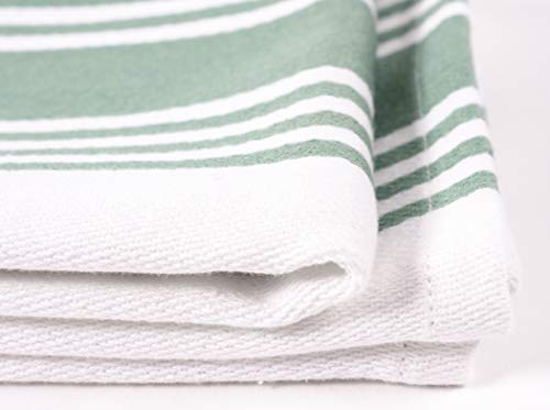 KAF Home Kitchen Towels, Set of 4 Absorbent, Durable and Soft Towels | Perfect for Kitchen Messes and Drying Dishes, 18 x 28 – Inches, Sage