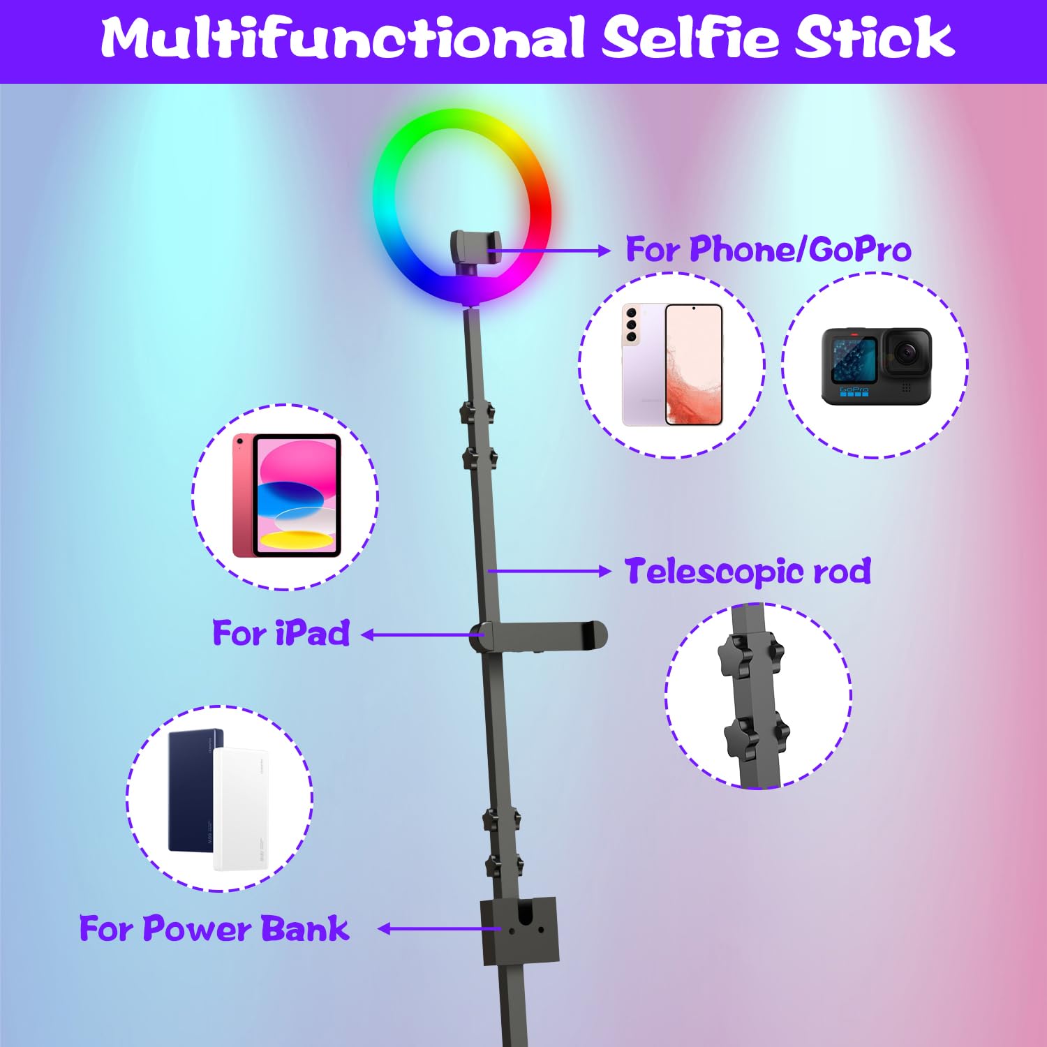 360 Photo Booth Machine for Parties with Ring Light Free Custom Logo 5 People Stand on Remote Control Automatic Slow Motion 360 Spin Photo Camera Booth 100cm 39.4 inch with Flight Case