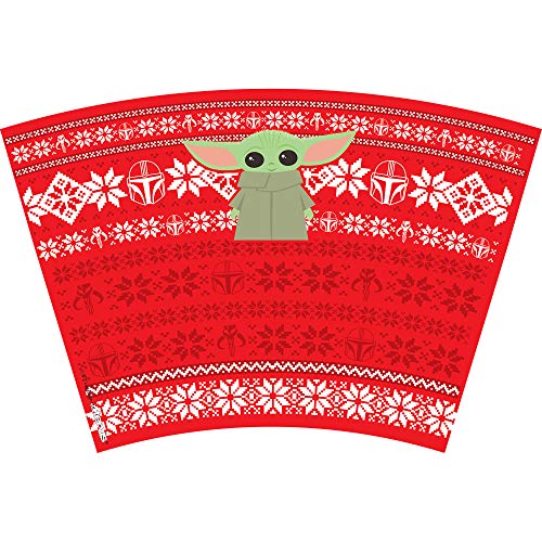 Tervis Star Wars The Mandalorian Christmas Holiday Sweater Made in USA Double Walled Insulated Tumbler Cup Keeps Drinks Cold & Hot, 24oz, Classic
