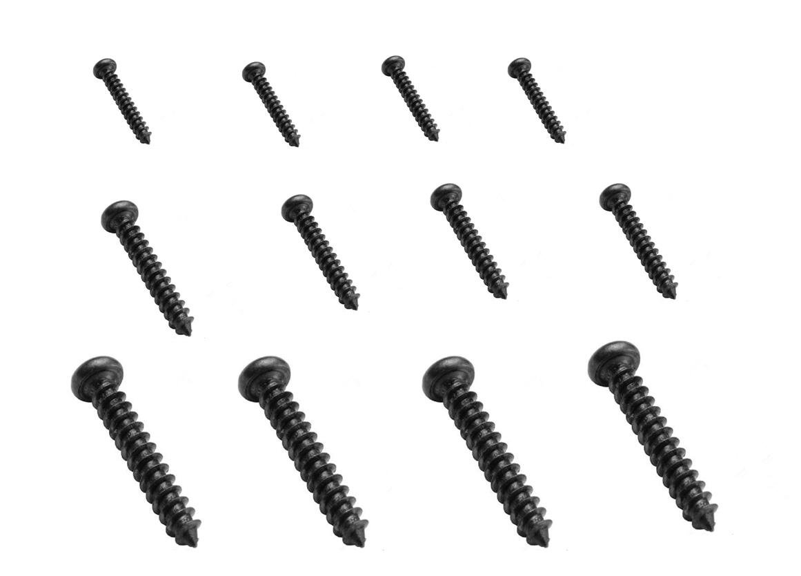 Evwoge 500pcs M3/3MM Diameter Phillips Pan Head Screws Self Tapping Drilling Screws Assortment Kit Carbon Steel 6mm 8mm 10mm 12mm 16mm 18mm 20mm Length
