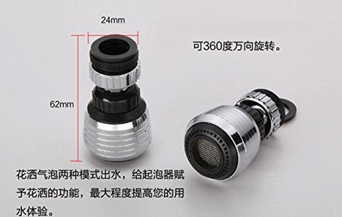 360 Rotate Swivel Faucet Nozzle Torneira Water Filter Adapter Water