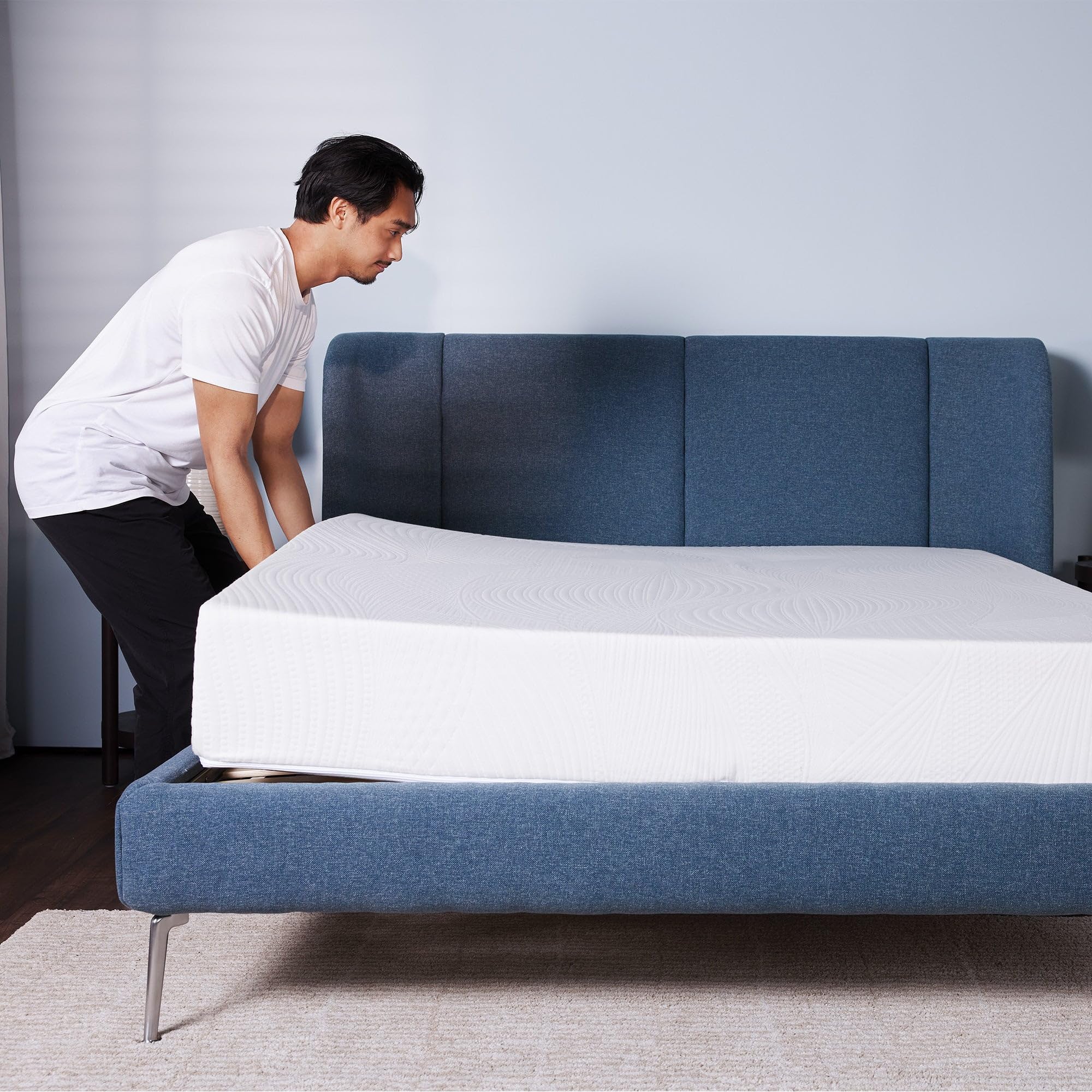 Polysleep Sierra 9" Memory Foam Mattress — Medium Firm Mattress in a Box, Made in North America with Premium Foam — Full/Double Size