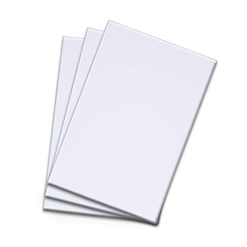 Netko White Plain Note Pads- 2x 100 Sheets Blank Writing Pads, Memo Pads for Multipurpose Use|4 x 6 inches (2Pack)