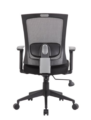 Boss Office Products Mesh Back Task Chair in Black