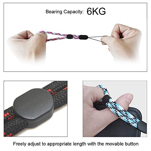 Pluxen Adjustable Finger Lanyard Small Strap Compatible with iPhone Mobile Phone Case Camera Wallet Keychain