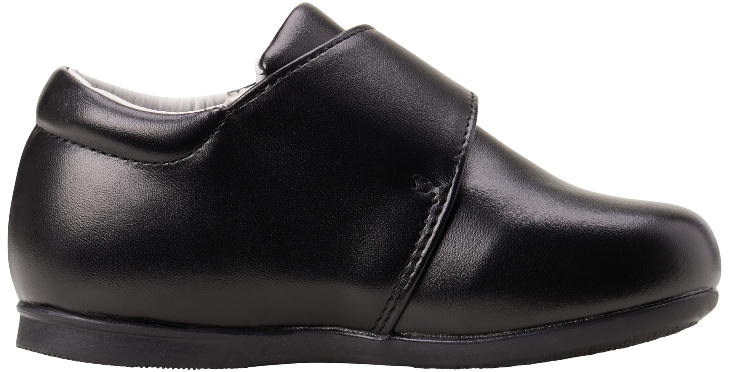 Josmo Boy's Walking Dress Shoe (Infant, Toddler), Size 6 Toddler, Black Strap
