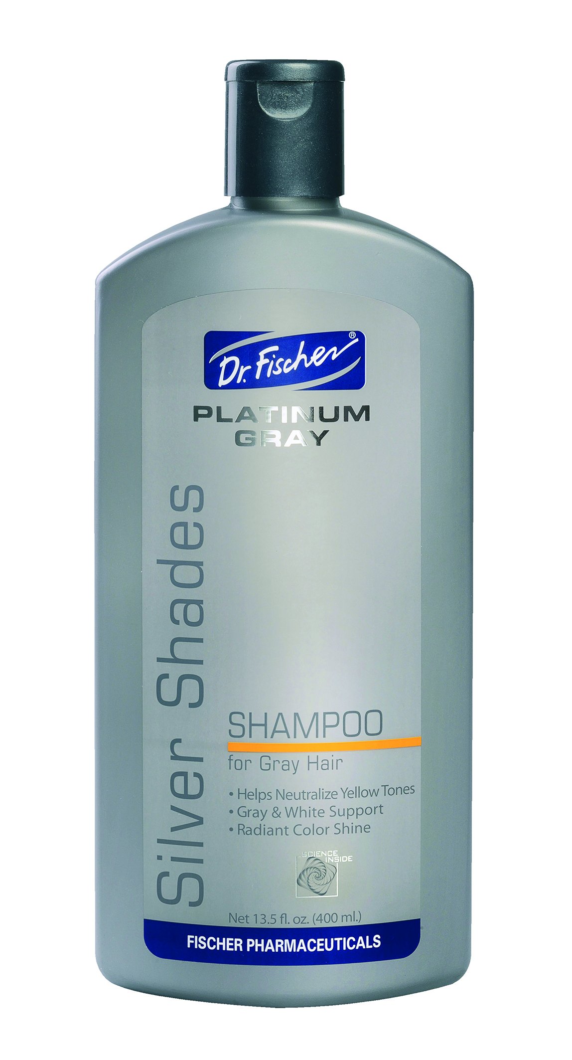 Dr. Fischer Gray Hair Shampoo. Volumizing and Clarifying for Silver Hair, Blonde Hair, Thinning, Colored & Brassy Yellow Tones.13.5 oz