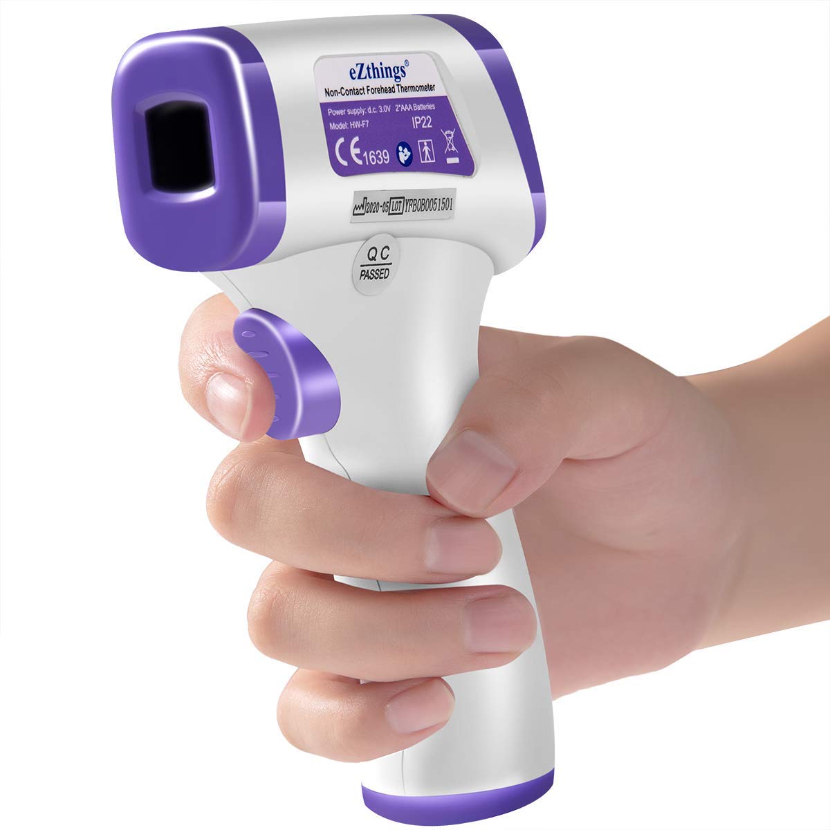 eZthings Thermometer Heavy Duty Infrared Forehead Non-Contact for Medical Offices, Hospitals, Physicians