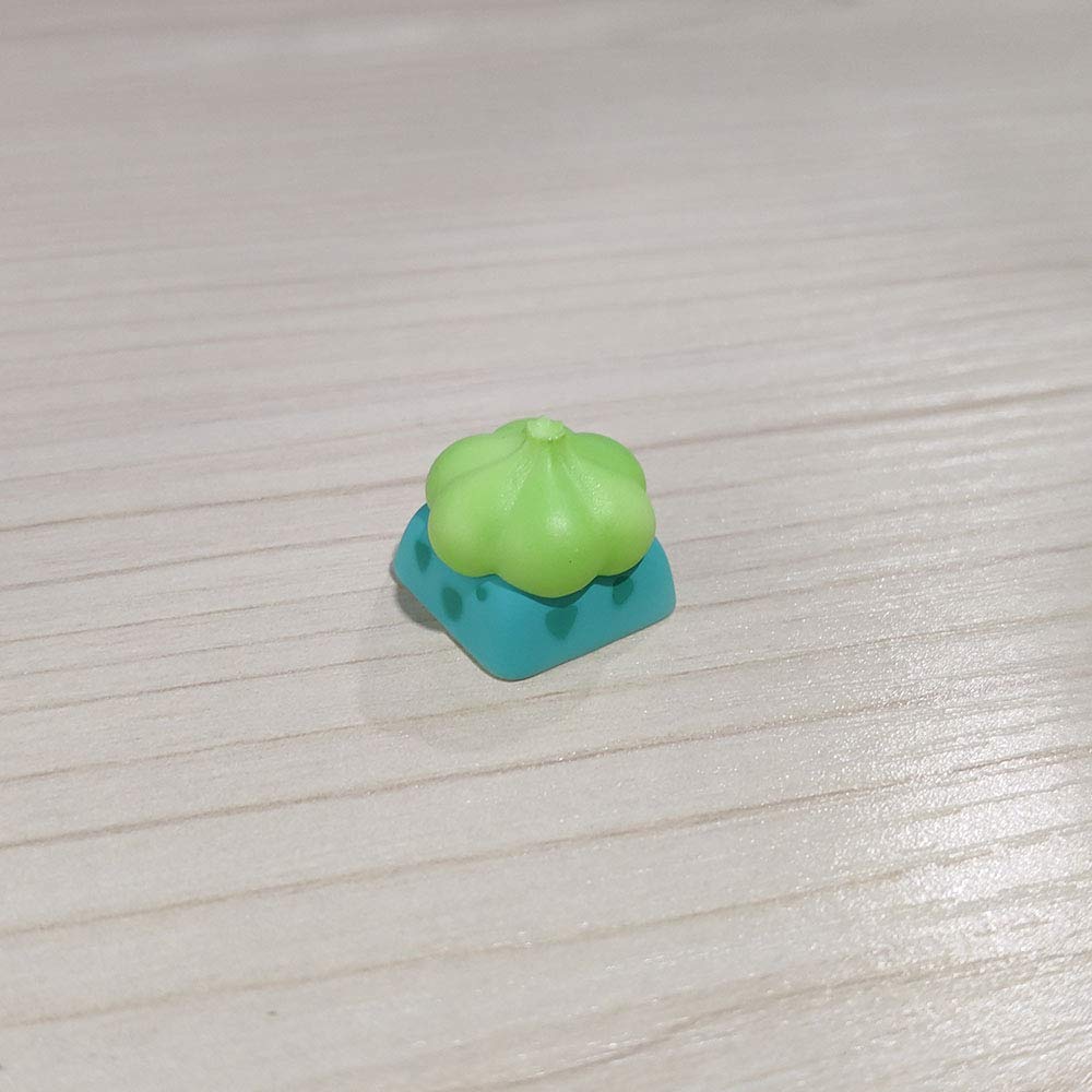 HFSECURITY Little Fire Dragon Frog Seed Design Resin Keycaps for Cherry Mx Switch Mechanical Gaming Keyboard Use SA R1 (FrogSeed)