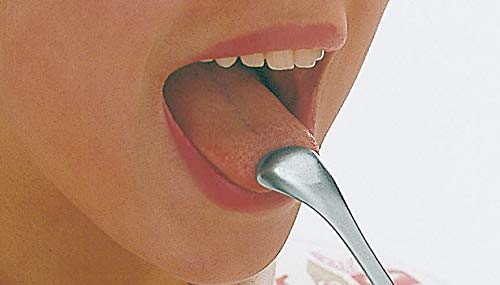 TE to TE KT-31 Pure Titanium Japanese Tongue Cleaner, Moss & Premium II, Matte Peach, Total Length 5.9 inches (150 mm) (Matte Peach)