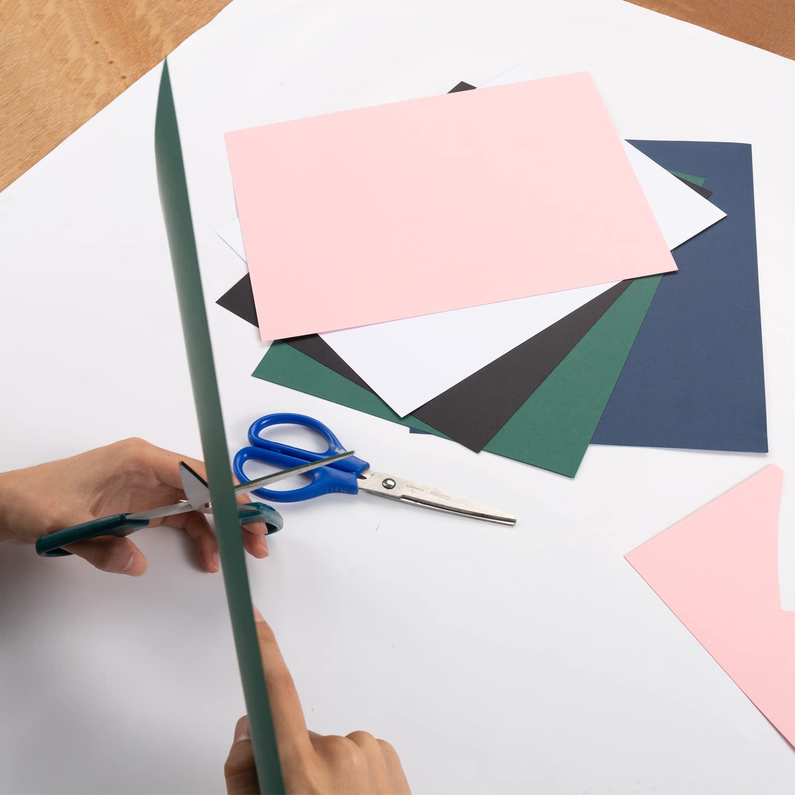 30 sheets Cardstock Paper 8 1/2 x 11 Inches for Crafts and Invitations (Christmas Green Red)