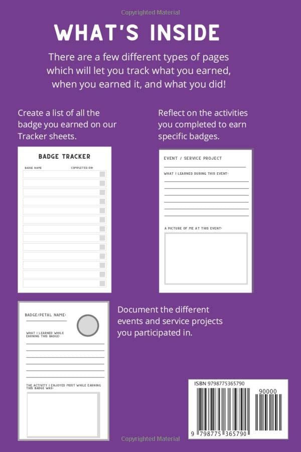 My Junior Memory Book: Girl Scout Memory Journal for Juniors - Girls Journal for Memories and Badge Activities