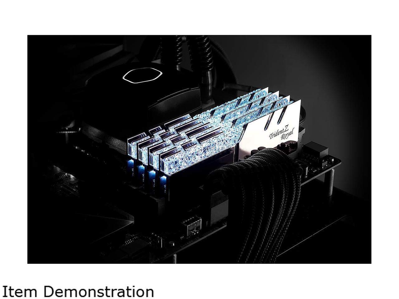 32GB G.Skill DDR4 Trident Z Royal Silver 3600Mhz PC4-28800 CL16 1.35V Quad Channel Kit (4x8GB)