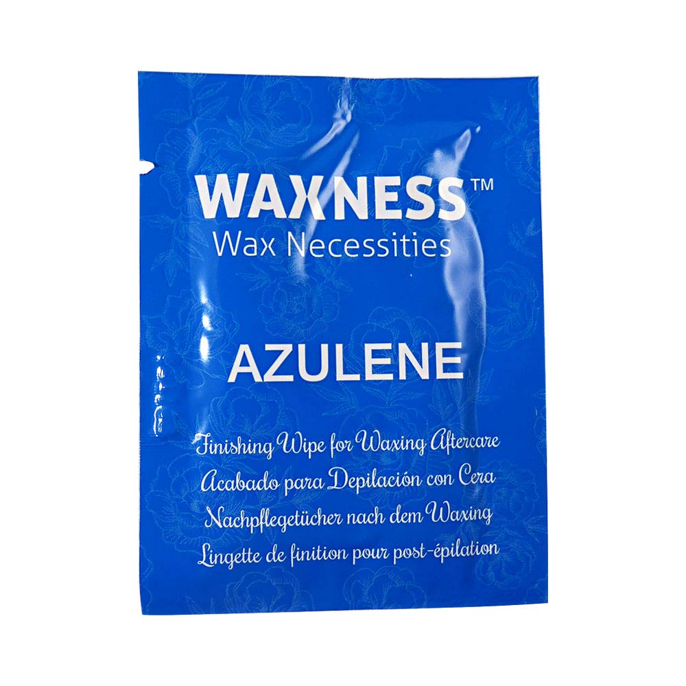 Waxness Wax Necessities Azulene After Waxing Finishing Wipes 10 Pack