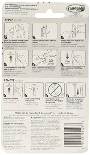 Command Strips 17068 Medium Command™ Wire Hooks 2 Count