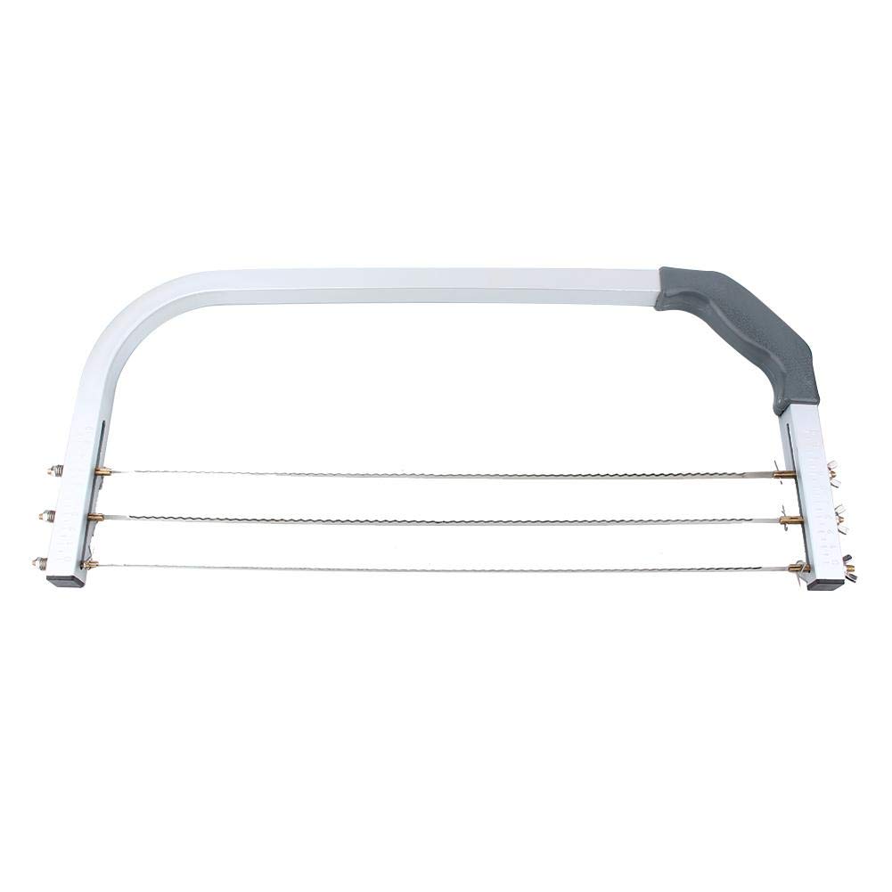 Adjustable Cake Leveler, Professional Layer Cake Slicer Cutter with 3 Stainless Steel Blades Baking Accessories for Bread Loaf Cake