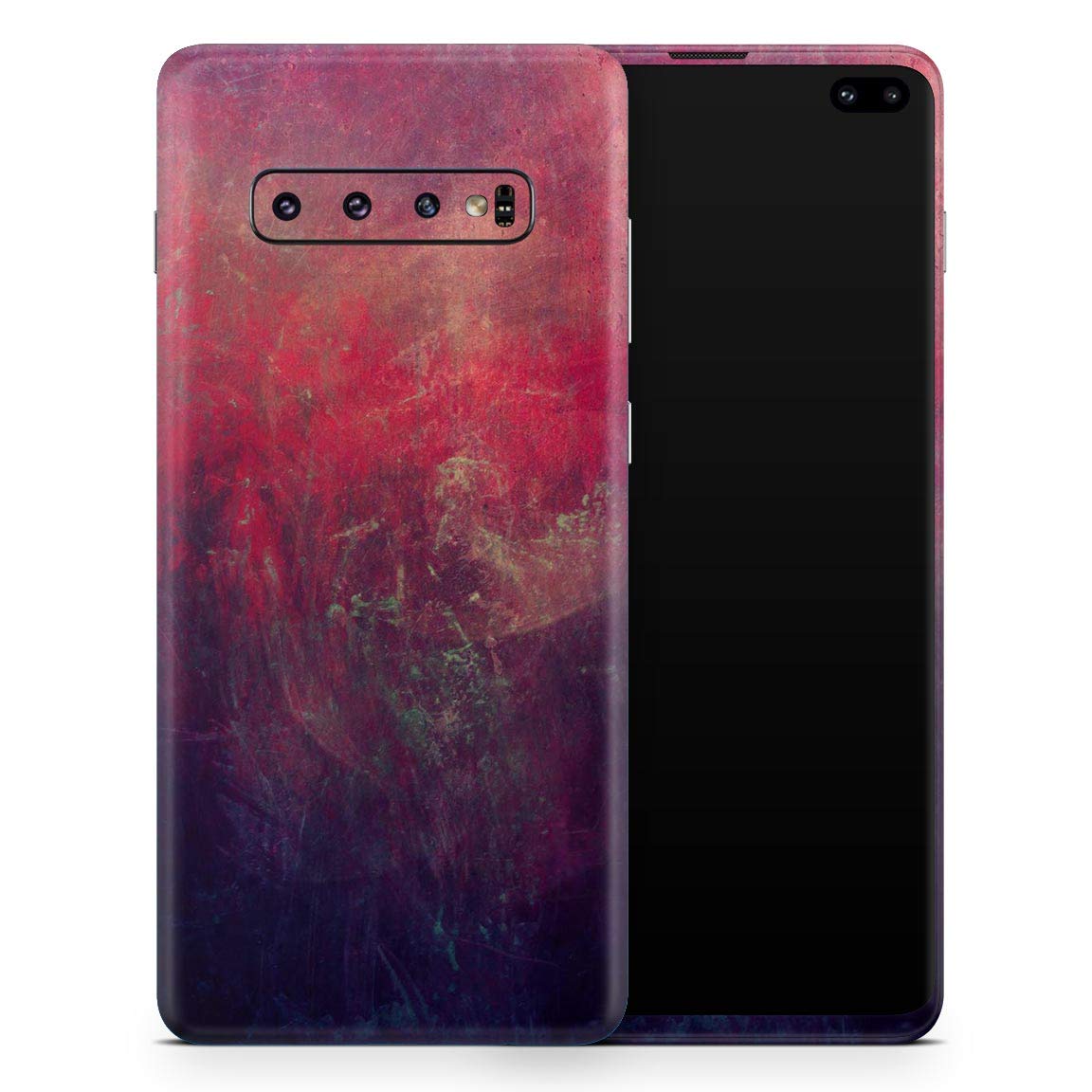 DesignSkinz Abstract Fire & Ice V11 Protective Vinyl Decal Wrap Skin Cover Compatible with The Samsung Galaxy S20 (Screen Trim & Back Glass Skin)