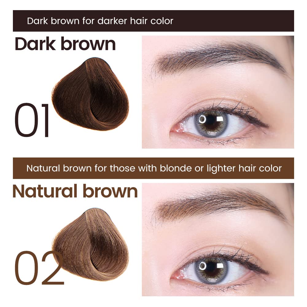 Luk Fixx 7Days Eyebrow Tattoo Pen,Eyebrow Tint,Korean Makeup,Long Lasting,Eyebrow tattoos Waterproof,Brow Tint Kit,Waterproof eyebrow,Dark Brown