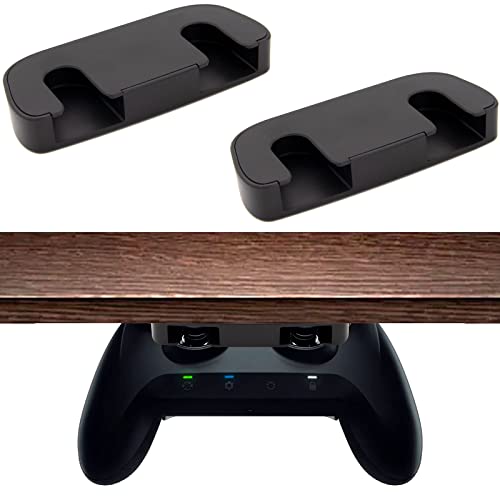 2Pack Controller Table Stand for PS5 PS4 Controller Controller Desk Mount PS5 Controller Holder Under Desk Mount for Playstation 5 Playstation 4 Controller Holder Table Organize and Desk Management