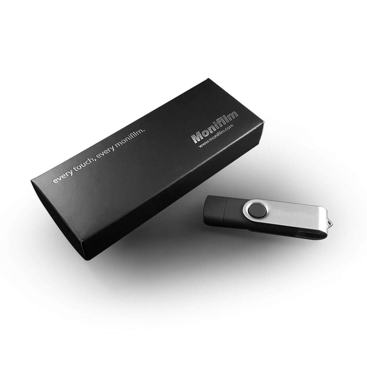 3 pcs of Monifilm 4GB OTG USB Flash Drive(3-Pack) 2-in-1 USB and Micro USB Design (for Smartphones, Tablets, Laptops, and Computers)