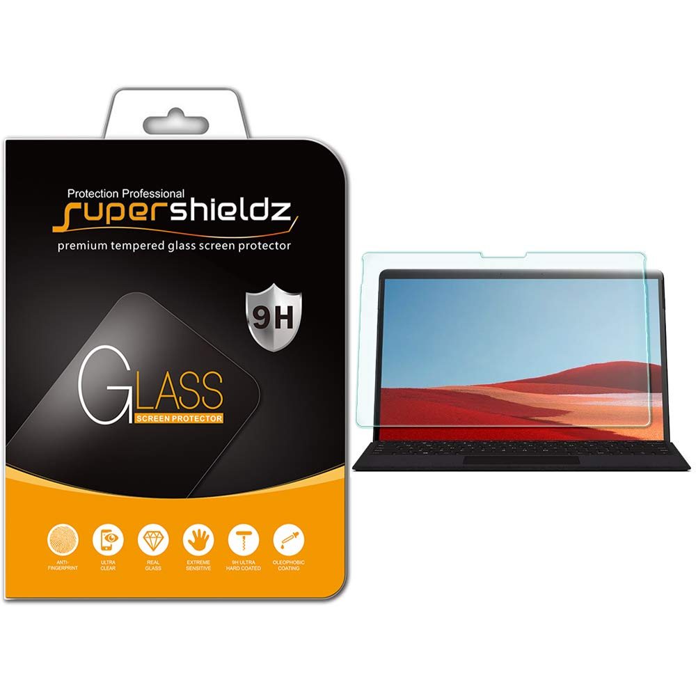 Supershieldz Designed for Microsoft Surface Pro X (13 inch) / Surface Pro 8 (13 inch) Tempered Glass Screen Protector, Anti Scratch, Bubble Free