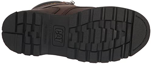 Cat Footwear mens Second Shift Work Boot, Dark Brown, 10.5 US