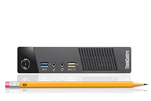 Lenovo ThinkCentre M93P Tiny Form Factor Business Desktop Computer, Intel Dual-Core i7-4765T up to 3.0 G,8GB,128GB SSD,WiFi,USB 3.0,VGA,Win10Pro , Support-English/Spanish (Renewed)