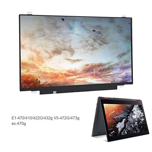 Diyeeni Computer Screen, 1920 * 1080 14 Inch Clear Details/Vibrant Colors/High Contrast LCD Screen for Office Work and Gaming, for Acer E1470/410/422G/432G V5472G/473G EC470G
