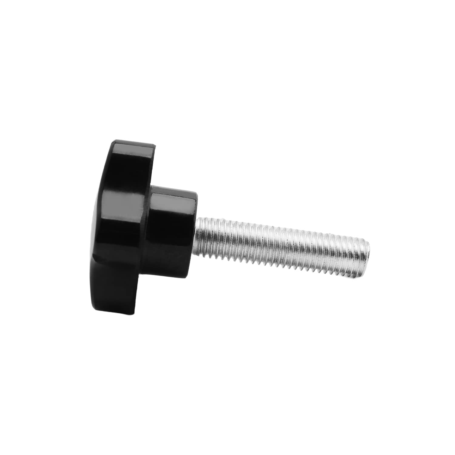 Othmro Black 12mm(M12) x 50mm Thread Replacement Star Hand Knob Tightening Screws 2Pcs
