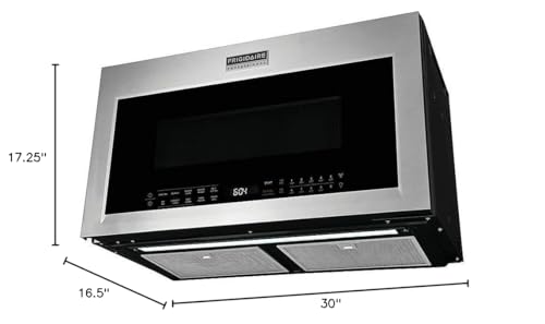 Frigidaire PMOS1980A Professional 30 Inch Wide 1.9 Cu. Ft. 1600 Watt Over the Range Microwave with Sensor Cook - Stainless Steel