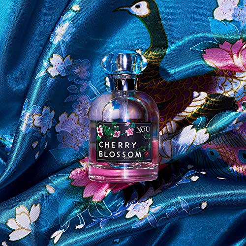 NOU Cherry Blossom Perfume – Floral Perfume with Sweet Fruity Notes – Natural Perfume for Women with Essential Oils – Fresh Smelling Perfume Cherry Blossom Perfume for Women – 1.7 fl oz EDP
