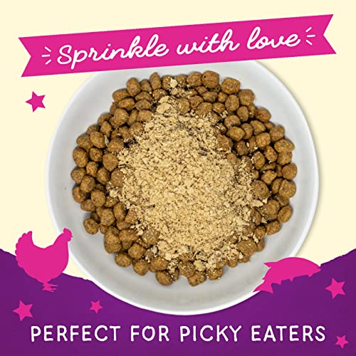 Stella & Chewy’s Freeze-Dried Raw Marie’s Magical Dinner Dust – Grain Free, Protein Rich Cat & Kitten Food Topper – Wild-Caught Salmon & Cage-Free Chicken Recipe – 7 oz Bag