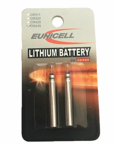 Hillflower 5 Piece CR435 435 LM435 BR435 Long Duration Card 3V Lithium Prime Battery for Remote Alarm PC