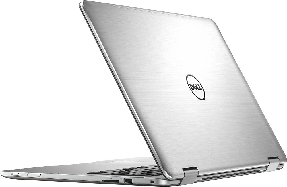 Dell 7000 Inspiron 2-in-1 17.3" Touch-Screen FHD IPS Laptop I7779-7045GRY-PUS, Intel Core i7-7500U, 16GB DDR4 RAM, NVIDIA GeForce 940MX 2GB, 512GB SSD, BT, HDMI, Backlit keyboard, Win10