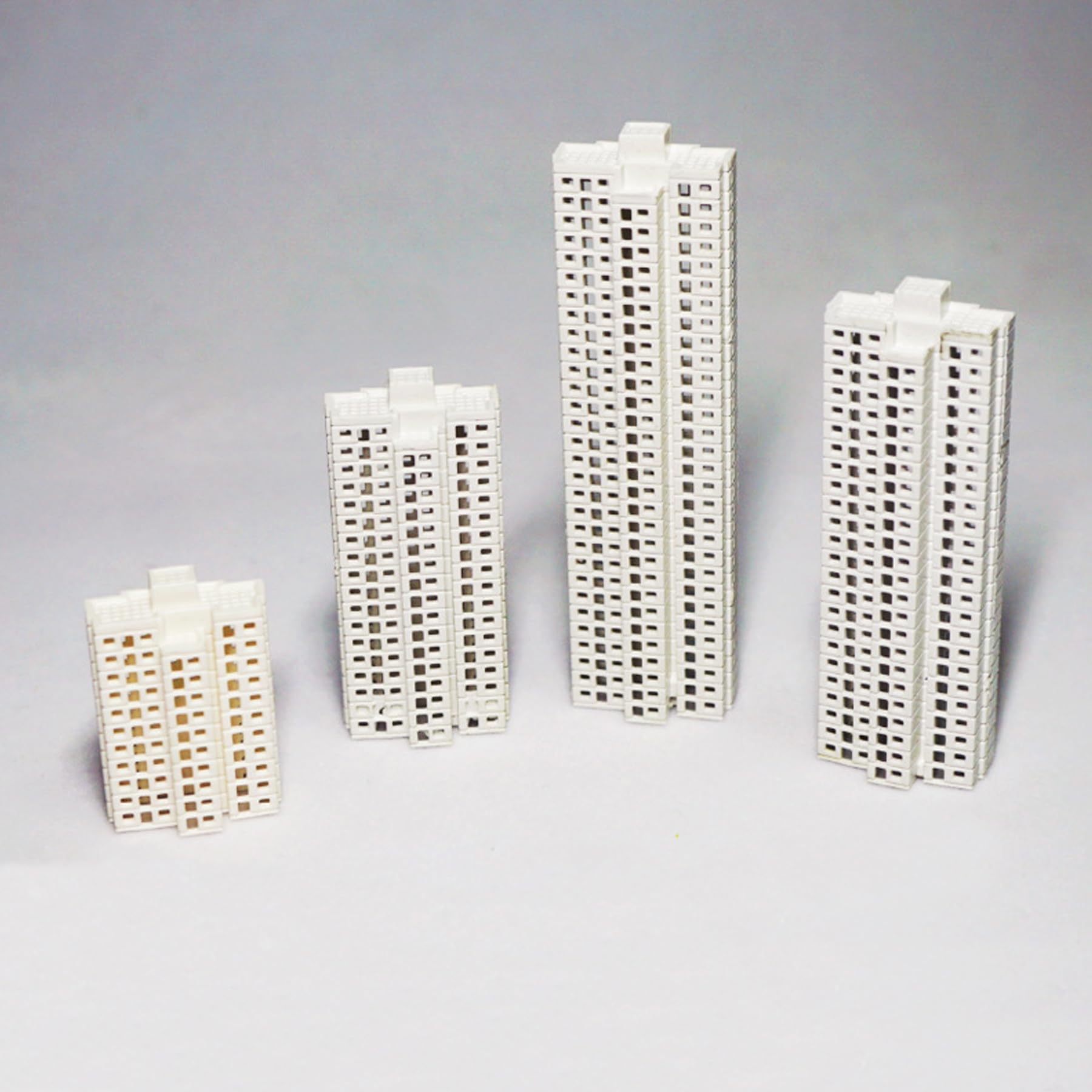 Attuslla Building Material Model Building Model for Home Decor Sand Tray Miniatures Garden Statue Model Mini Garden Decor Sand Table Model Building Kit Sand Table Decor (6 PCS 1:800)