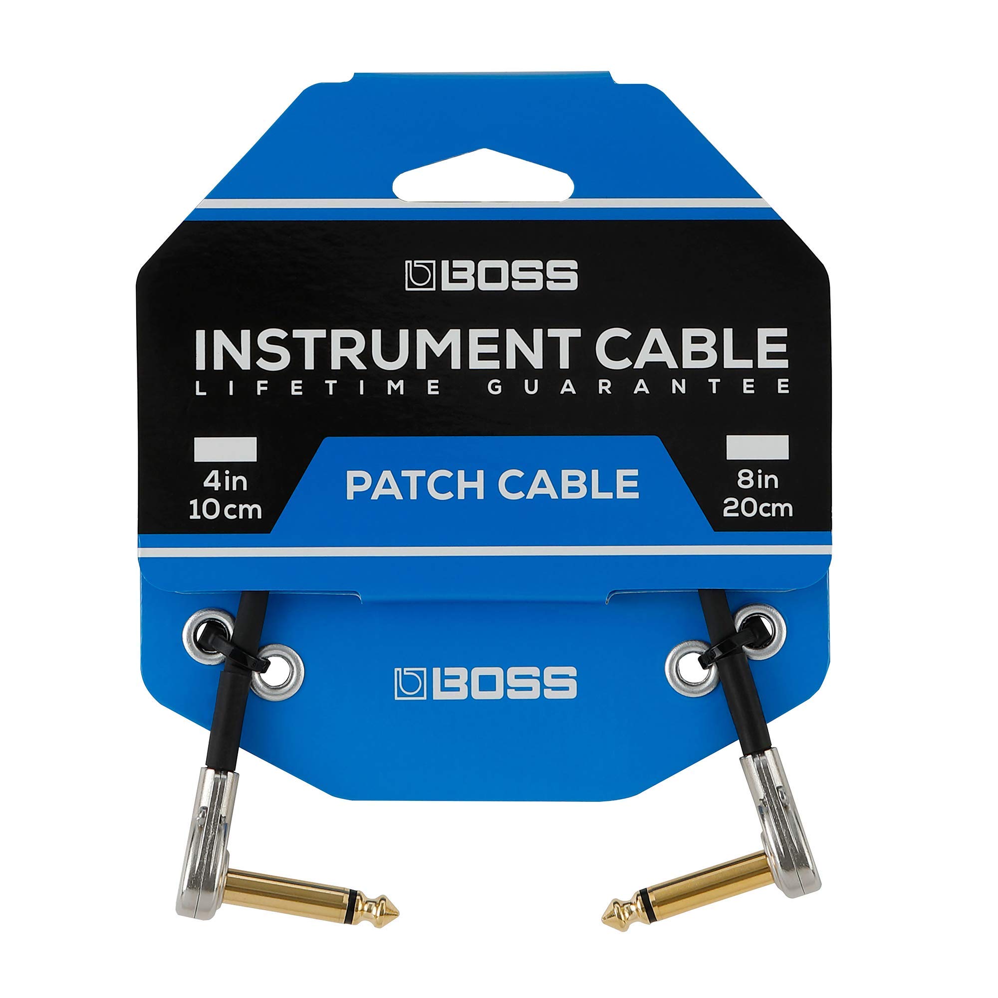 BOSS Stage and Studio Patch Cable, 4 Inches (BPC-4)