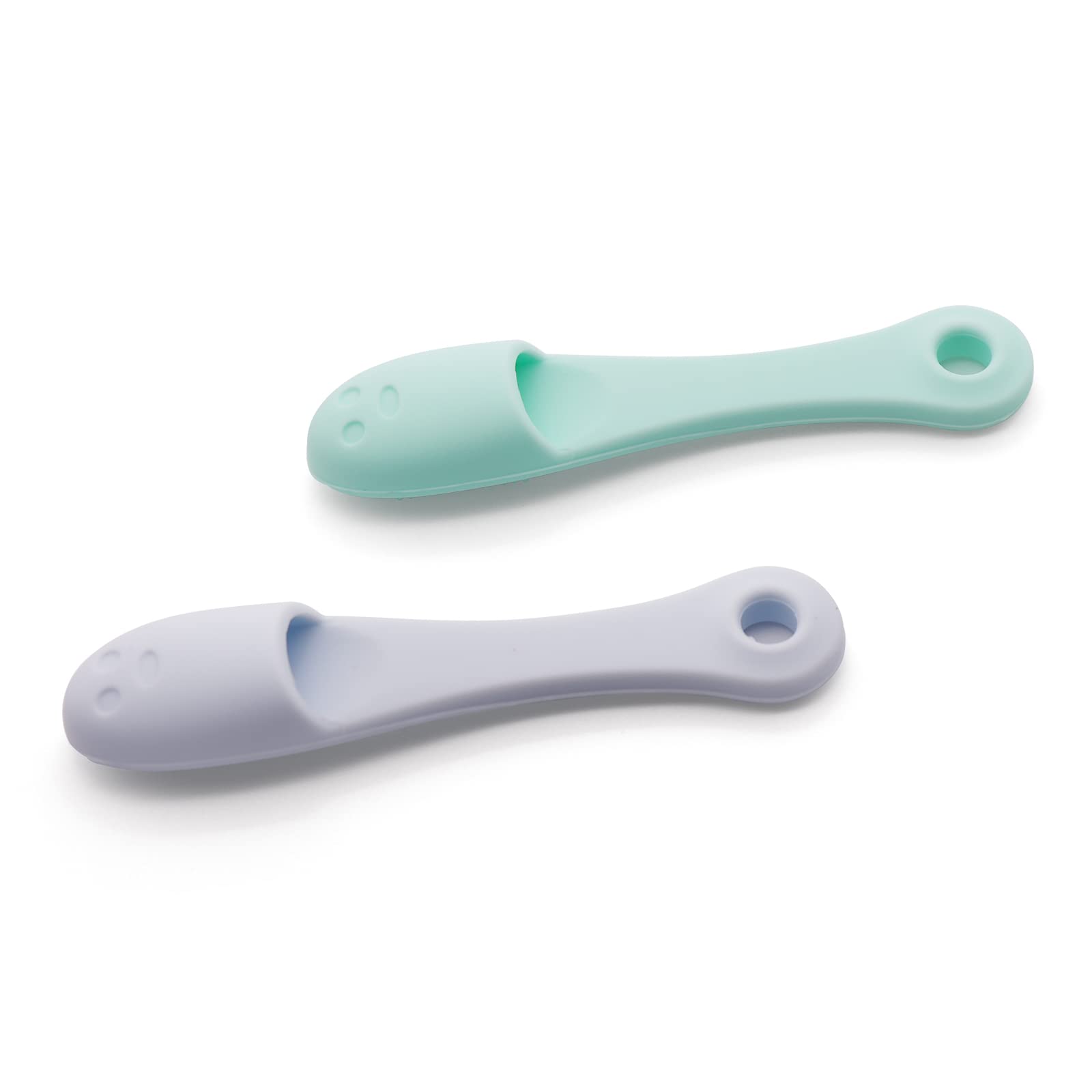 CONSIO 4Pcs Dog Finger Toothbrush, Use Food Grade Silicone,Easy Teeth Cleaning, Dental Care for Puppies, Cats and Small Pets