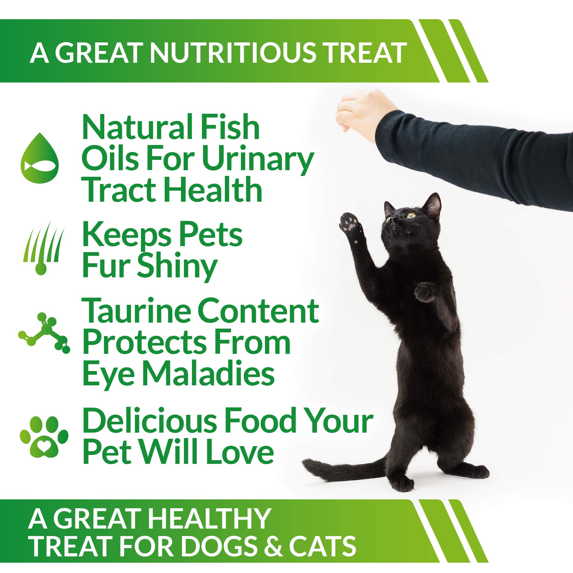 Cat-Man-Doo Extra Large Dried Bonito Flakes Treats for Dogs & Cats - All Natural High Protein Flakes - 4oz. / 112g Bag
