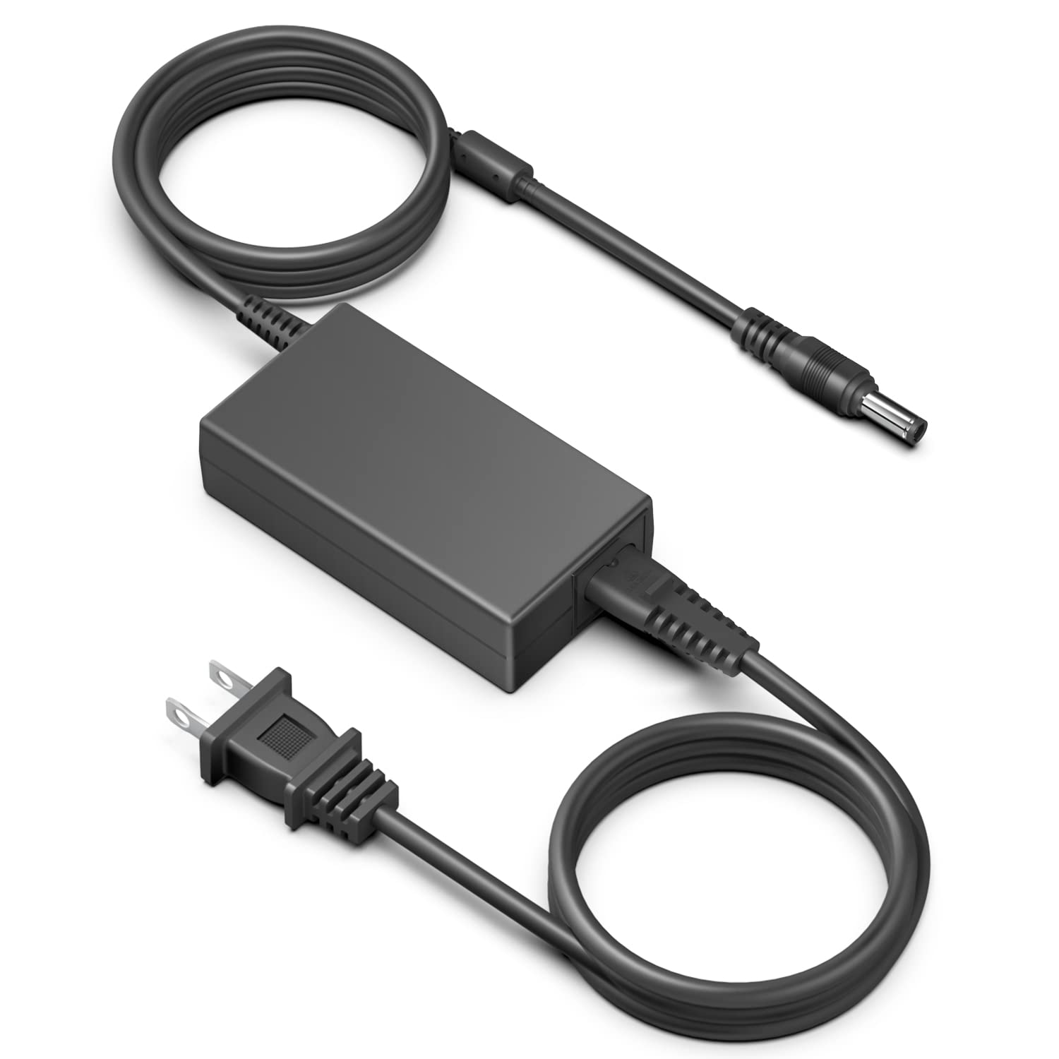 HKY 19V AC DC Adapter Compatible with LG 34" 32" 27" 24" 23" 22" 20" 19" LCD LED HD TV Monitor Widescreen LG 32ML600M-B 24MP400-B 27MP400-B 34WP65C-B 29WP60G-B 27GL83A-B 24GN600-B 34WN80C-B 24MP60G-B