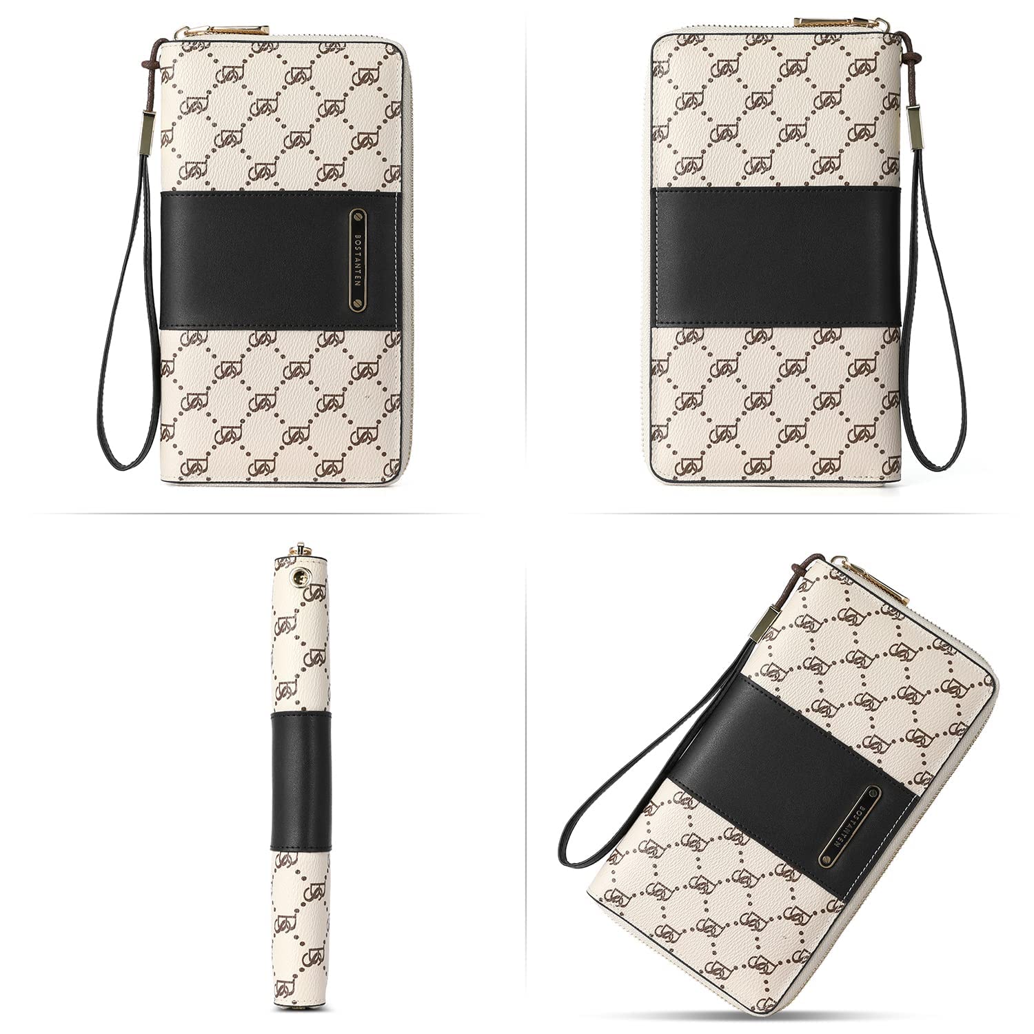 BOSTANTEN Women Leather Handbag bundle Leather Wallets for Women