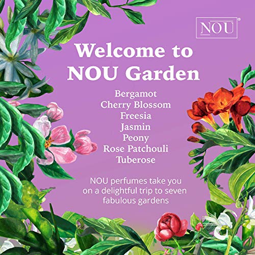 NOU Tuberose Perfume – Floral Perfume Sweet Musky Notes – Natural Perfume for Women Blended with Natural Essential Oils – Fresh Smelling Perfume Tuberose Perfume – 1.7 fl oz EDP