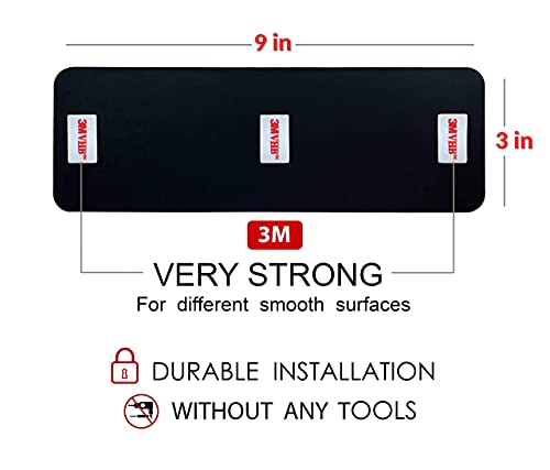 Restroom Sign for Office Door Wall β Bathroom Signs for Home and Business - Water Closet Sign Black White Sticker 9Γ3 in - Easy Installation Without Any Tools - Quality Guaranteed by MolnijaPro