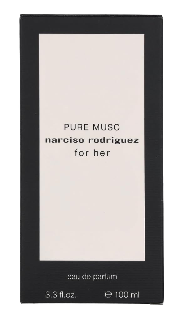 NARCISO RODRIGUEZ Pure Musc for Woman Eau De Parfum Spray, 3.3 Fluid Ounce