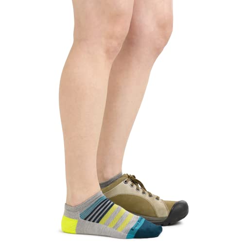 Darn Tough womens Beachcomber No Show Lightweight Outdoors Equipment, Charcoal, Large