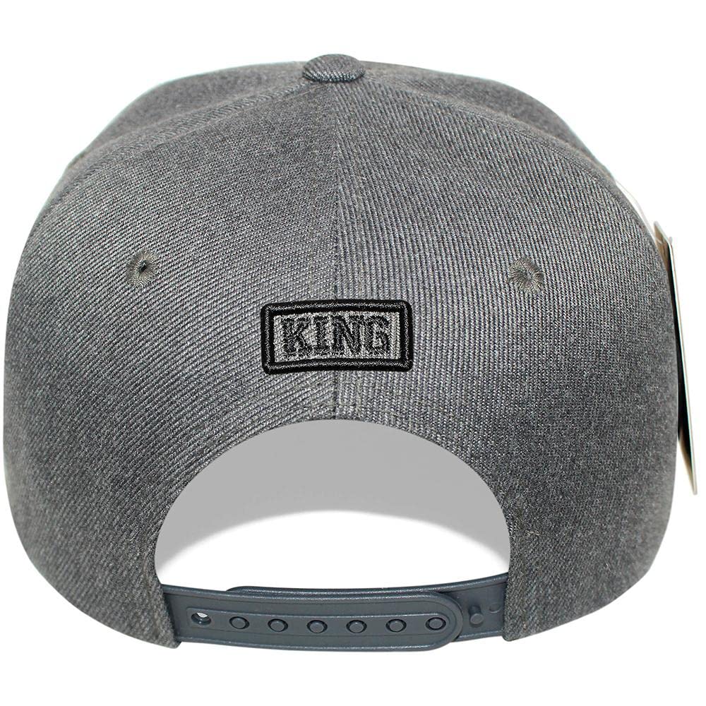 4350 DISTRICT Men's Adjustable Cotton Snapback Cap 2 (N21KNG21MG BLK)
